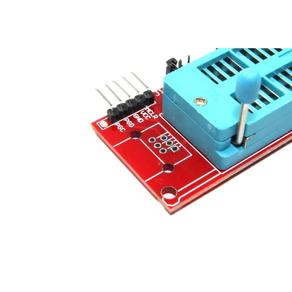 Programador de Microcontroladores PICkit 2 Clone con Zócalo ZIF